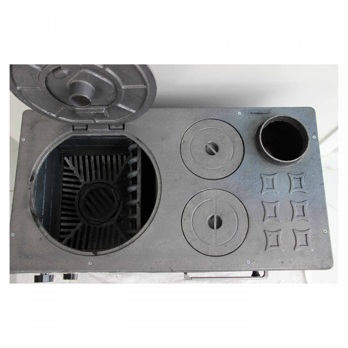 Cast Iron Stove, Burning Fireplace Wood Stove Cooker Stove Farmhouse ...